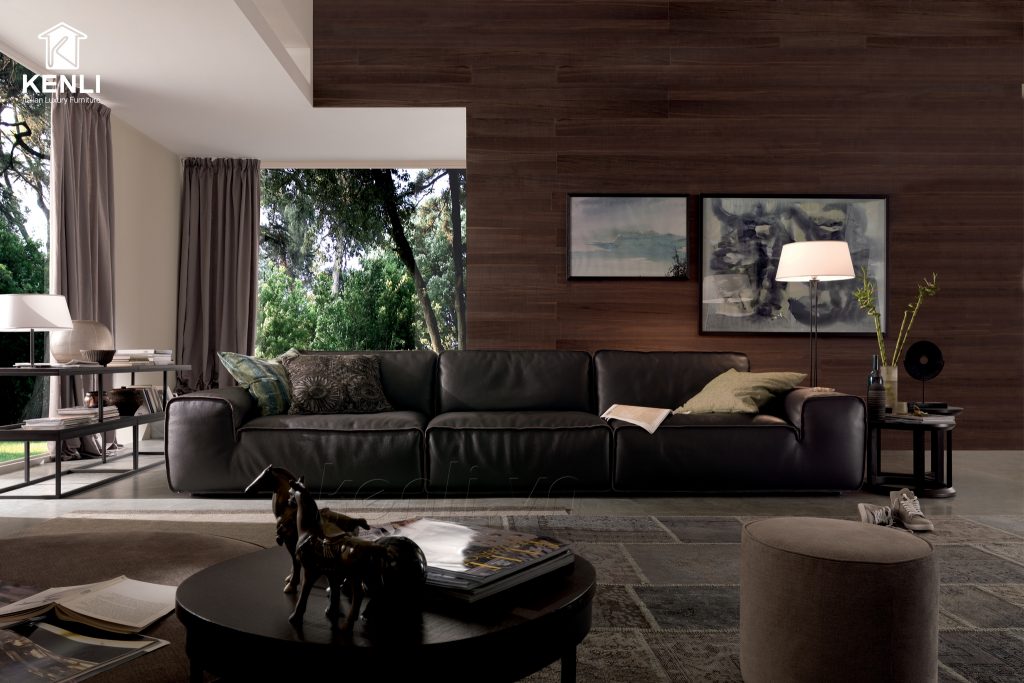 Sofa da thật AVENUE 3814 - | Chateau d'Ax | Kenli Elite phân phối độc quyền